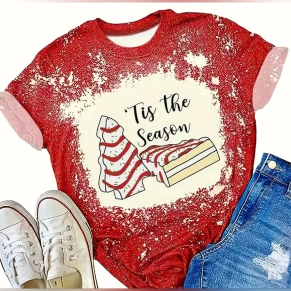 Zulily | Tops | Tis The Season Red Top | Poshmark